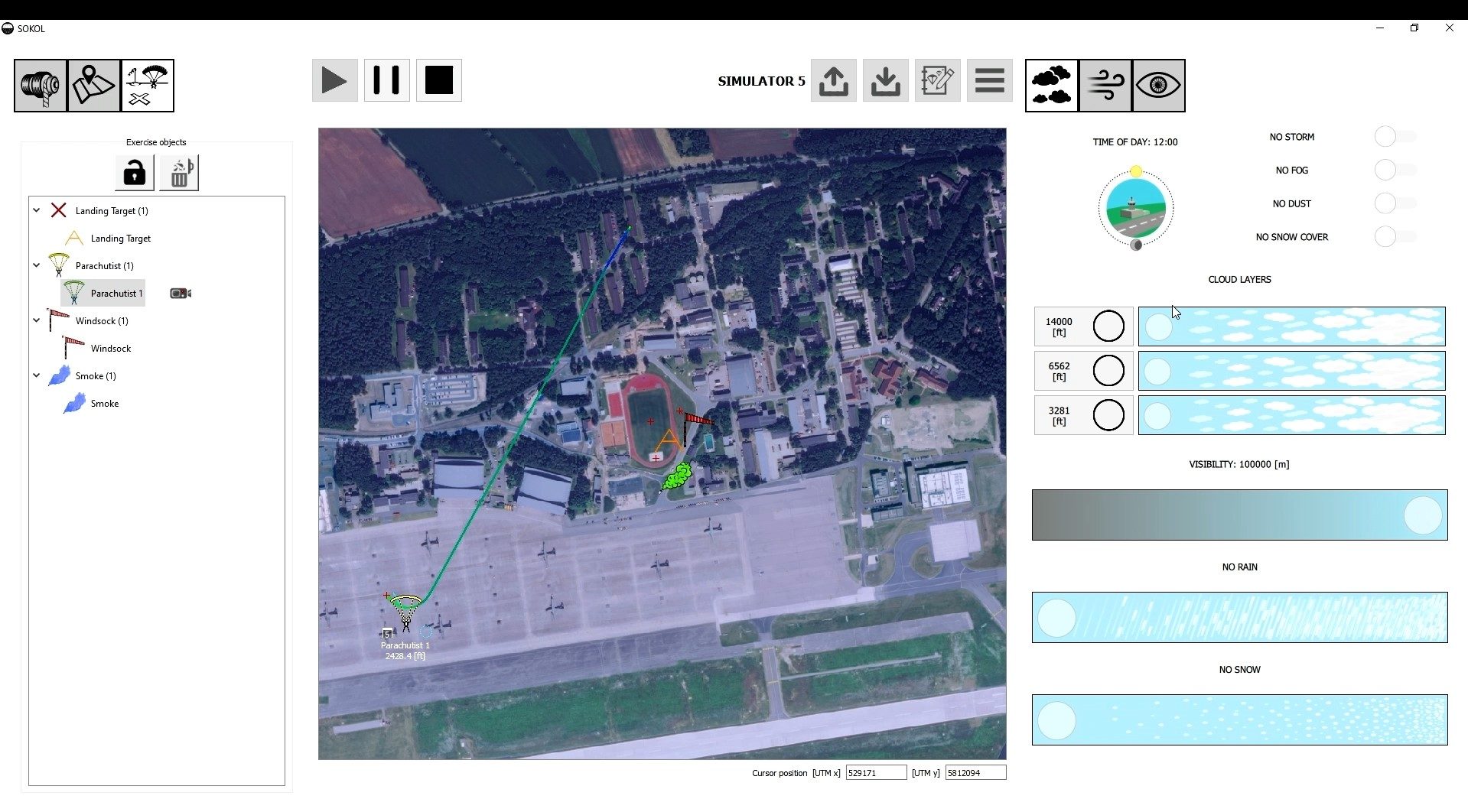 Virtual Parachute Simulator - Towers Group